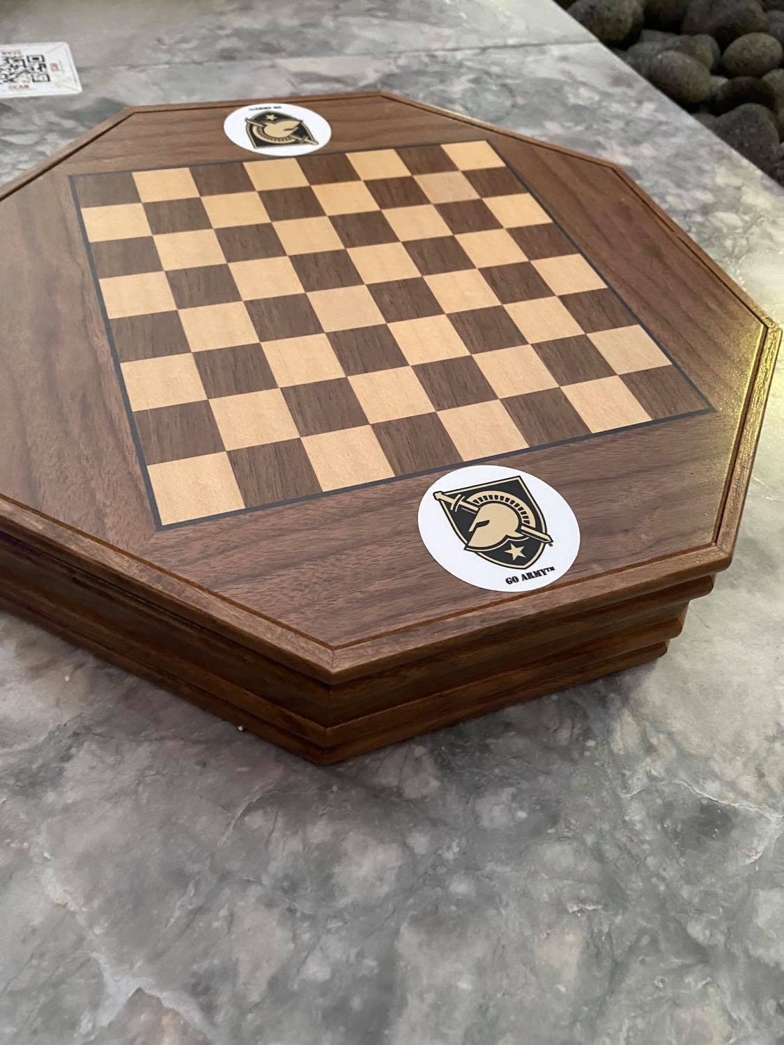 Army Octagon Chess Set - Etsy