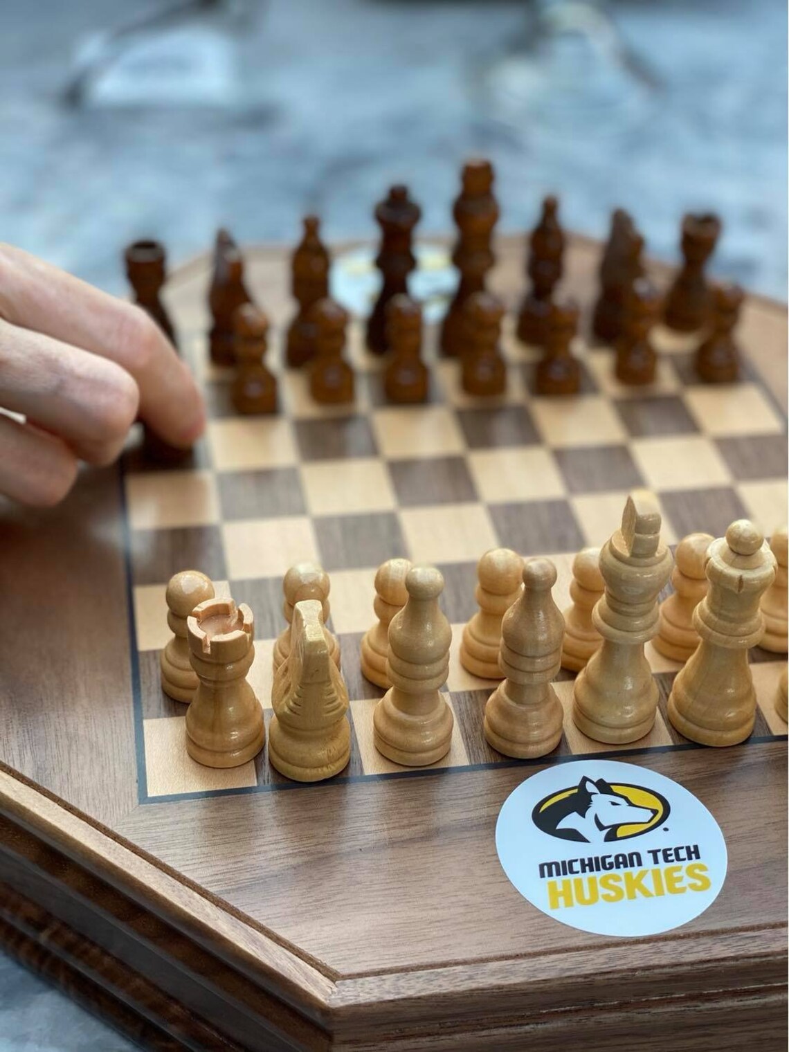Michigan Tech University Chess Set - Etsy
