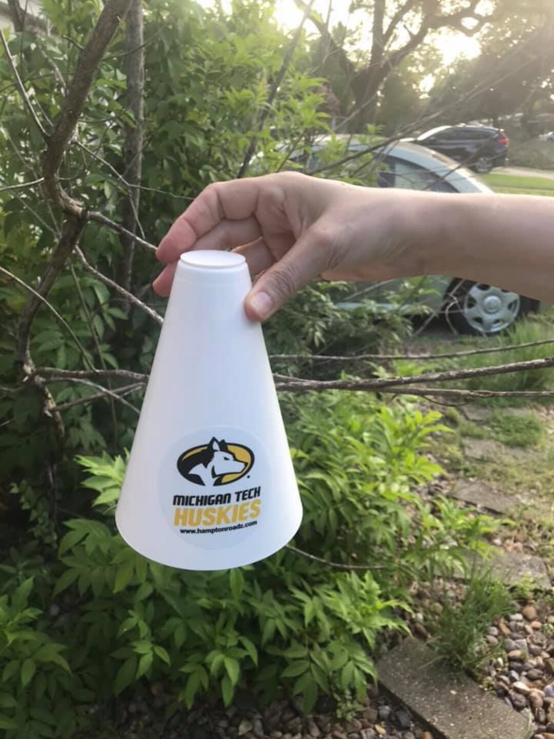 Michigan Tech University 8" Megaphone (white) - Etsy