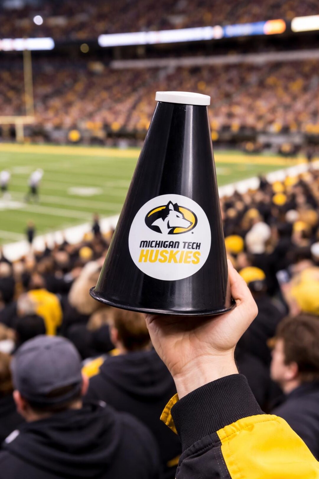 Michigan Tech University 8 Inch Megaphone With Popcorn Cap. - Etsy