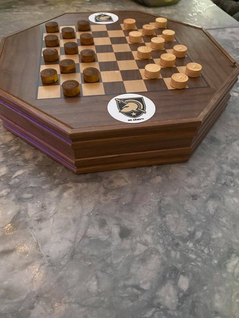 Army Octagon Chess Set - Etsy