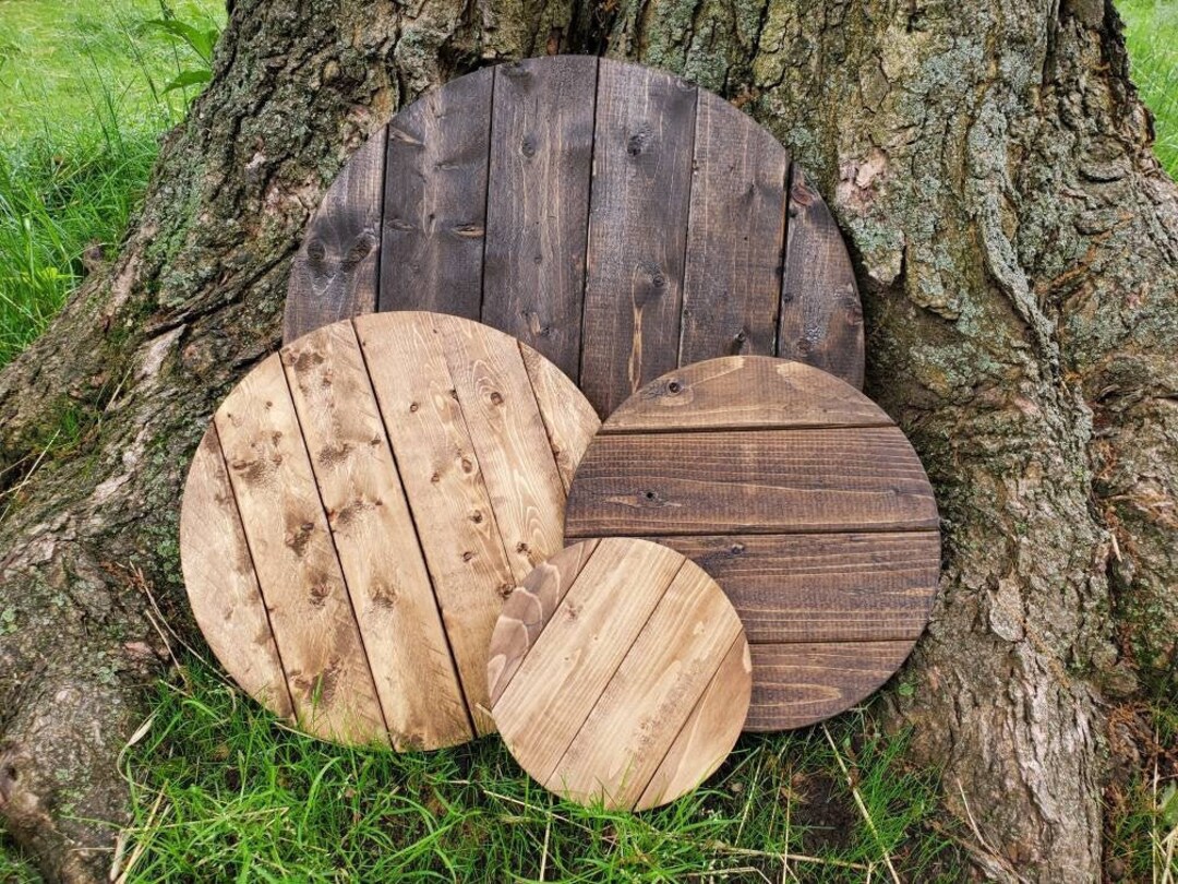 Rustic Wood Wedding Cake Stand, Wedding Cake Tray. Birthday Cake. Cake ...