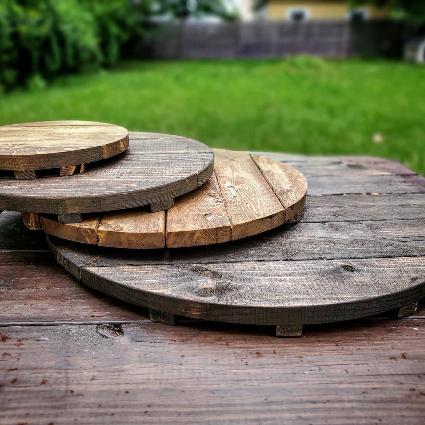 20 Rustic Wood Wedding Cake Stand ANY SIZE Birthday | Etsy