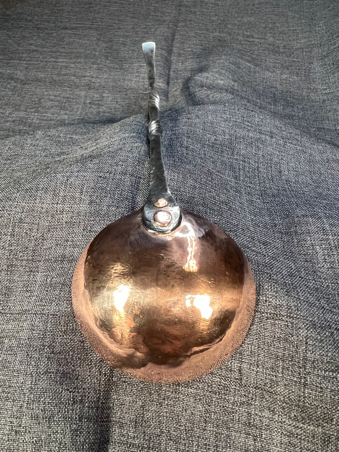 Hammered Copper Spoon - Etsy