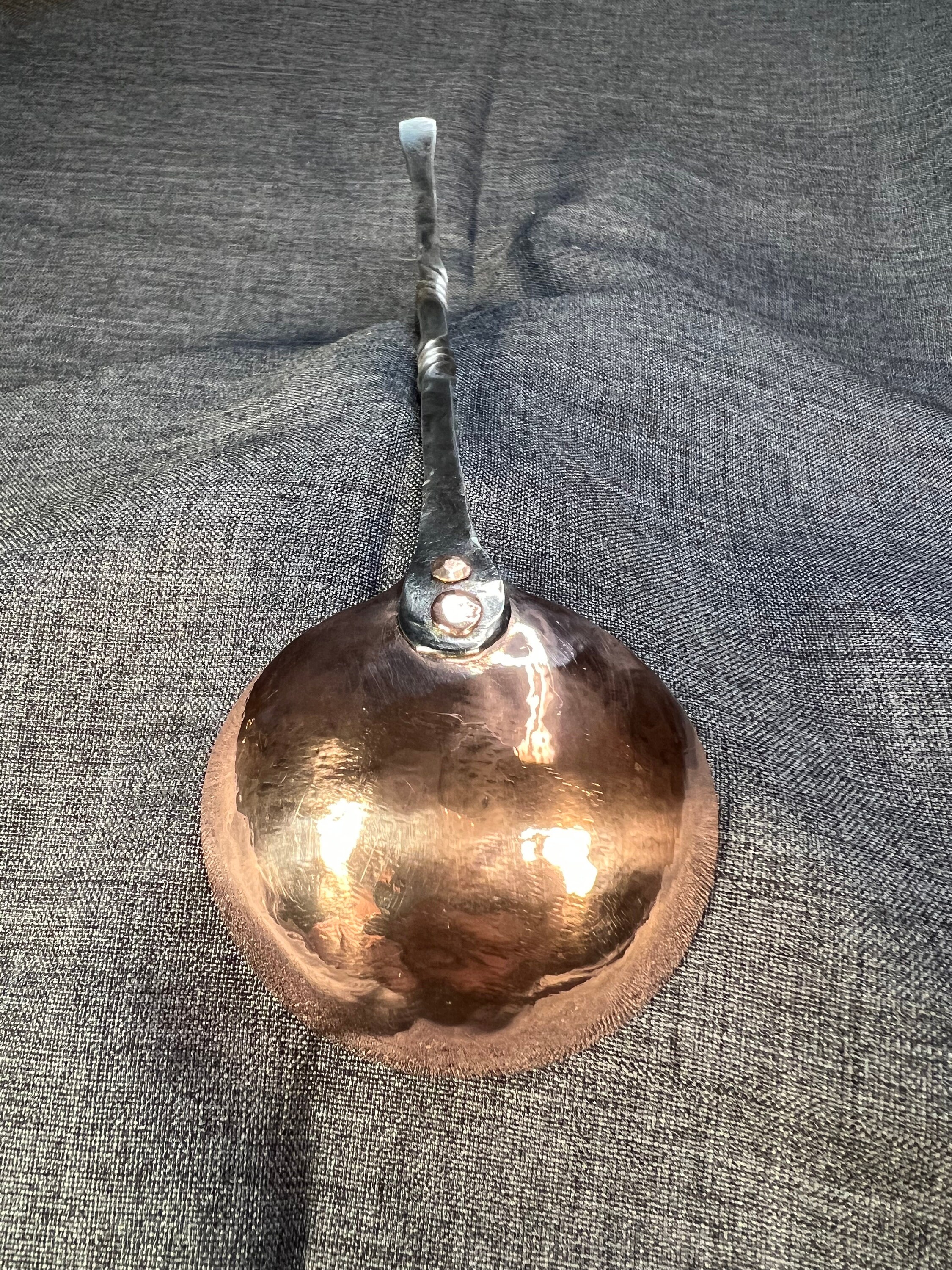 Hammered Copper Spoon - Etsy