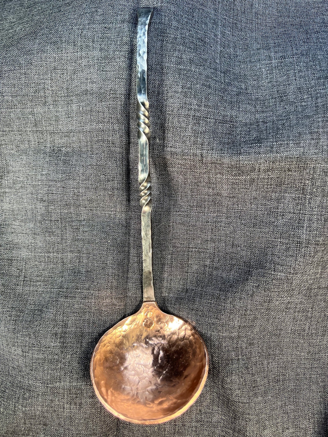 Hammered Copper Spoon - Etsy