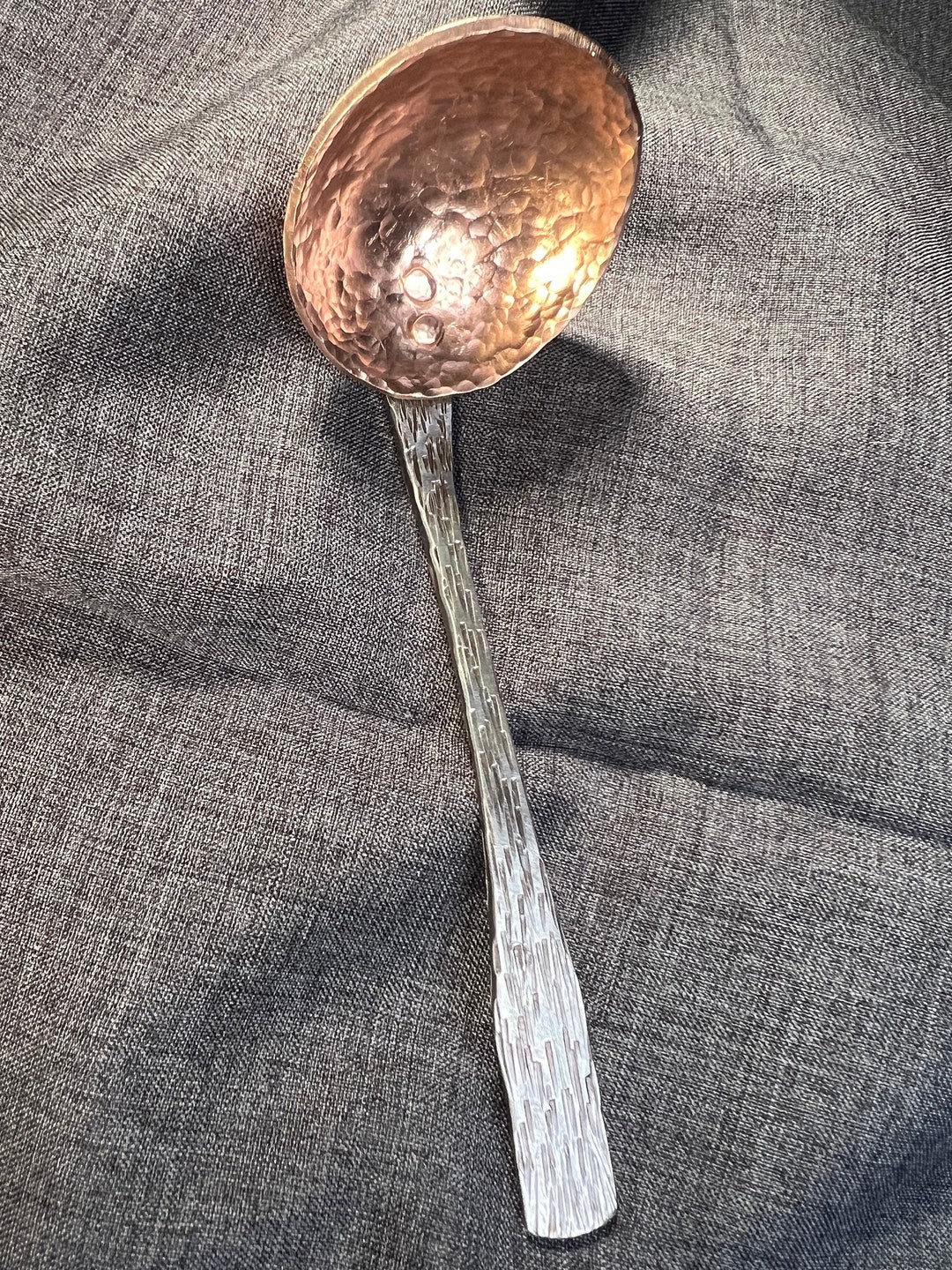 Hammered Copper Spoon - Etsy
