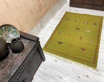 Green Moroccan Rug - Etsy