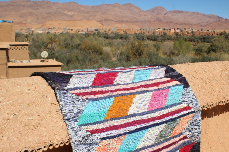 Berber Moroccan 8.5x2.6 Feet Runner Boucharouit Hallway Flat | Etsy