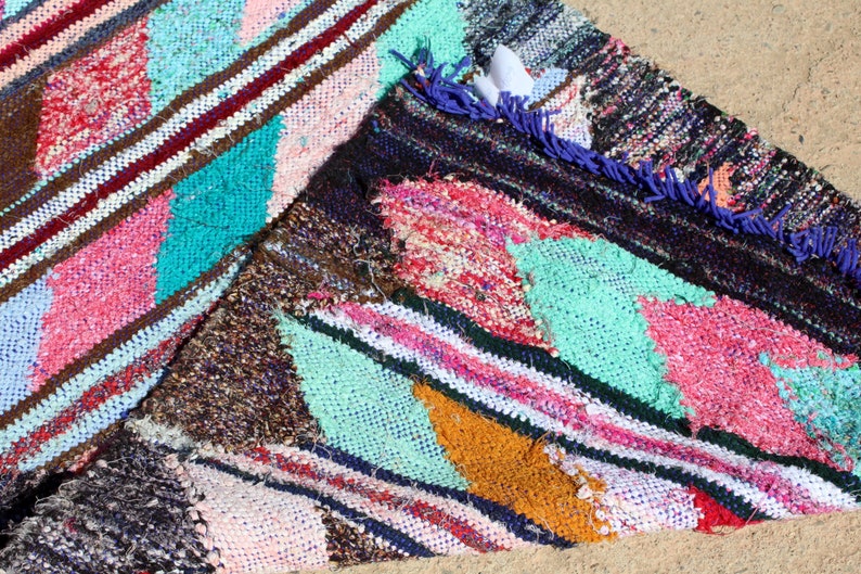 Berber Moroccan 8.5x2.6 Feet Runner Boucharouit Hallway Flat - Etsy