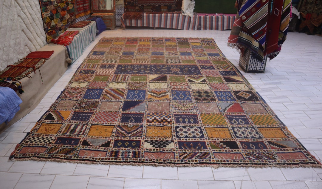 Masterpiece Moroccan Rug, Amazing Traditional 9x16 Rug, Glaoui Rug ...