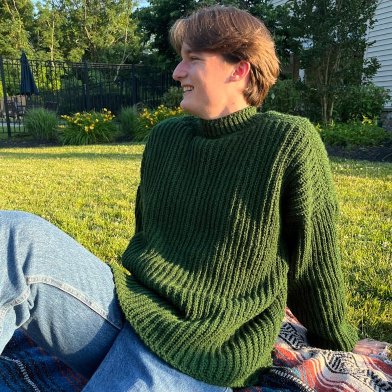 Unisex Oversized Crochet Sweater PATTERN - Etsy
