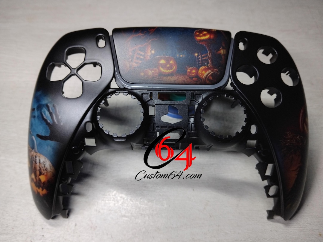 Custom PS5 Controller Front Cover Halloween - Etsy