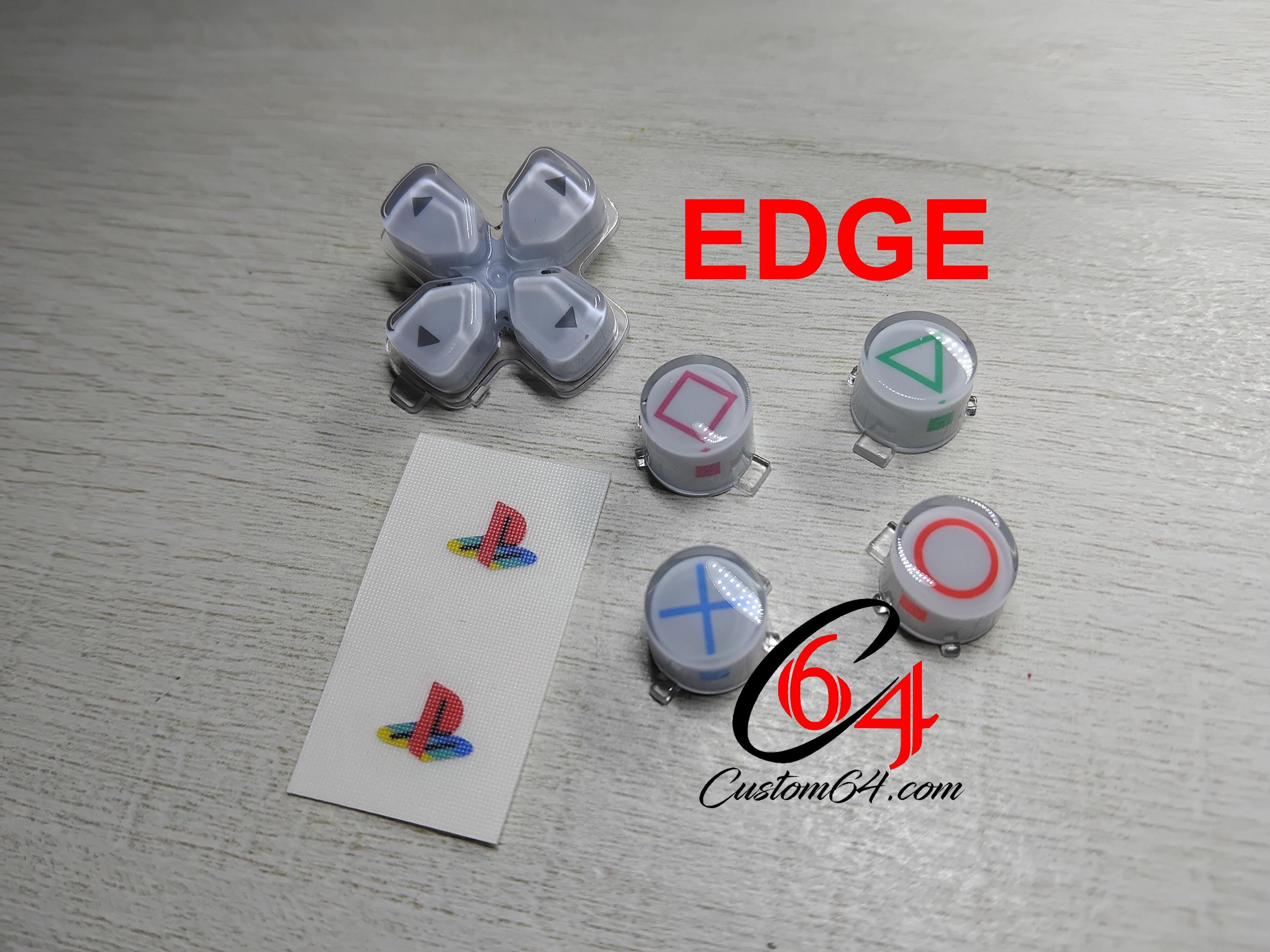Vintage White Transparent PS5 Button Compatible With Dualsense/edge - Etsy