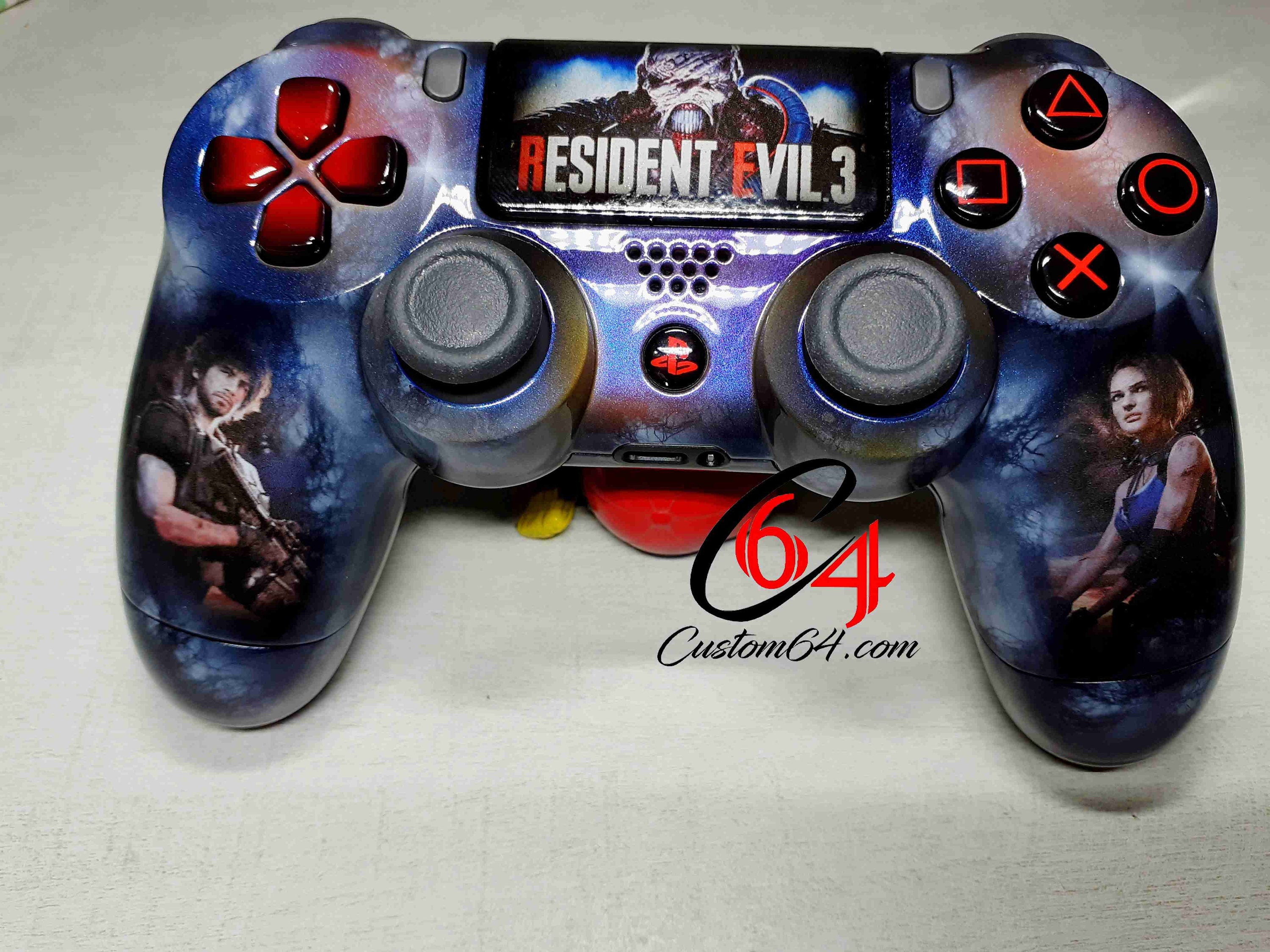 Sony v2 neuen PS4 Controller custom resident evil 3 | Etsy