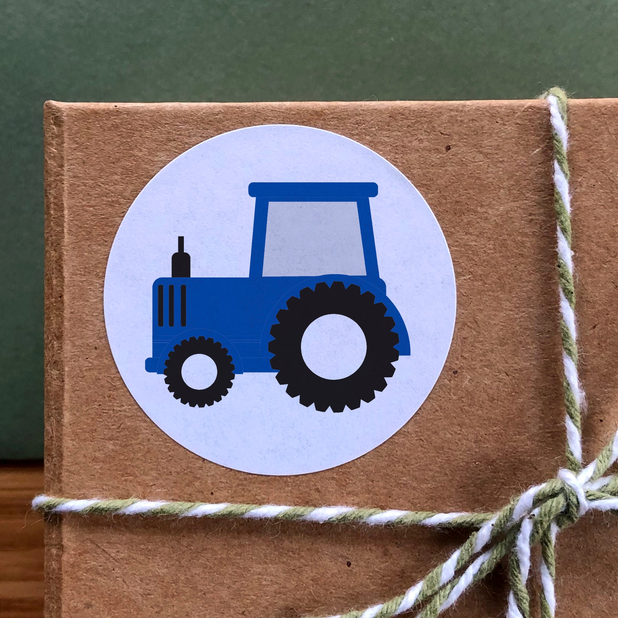 Tractor Stickers Farm Themed Labels Red Tractor Label Party - Etsy UK