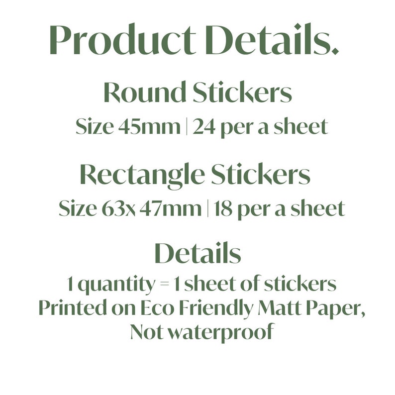 Recycle Me Stickers, Eco Friendly Labels, Recyclable Round Parcel ...
