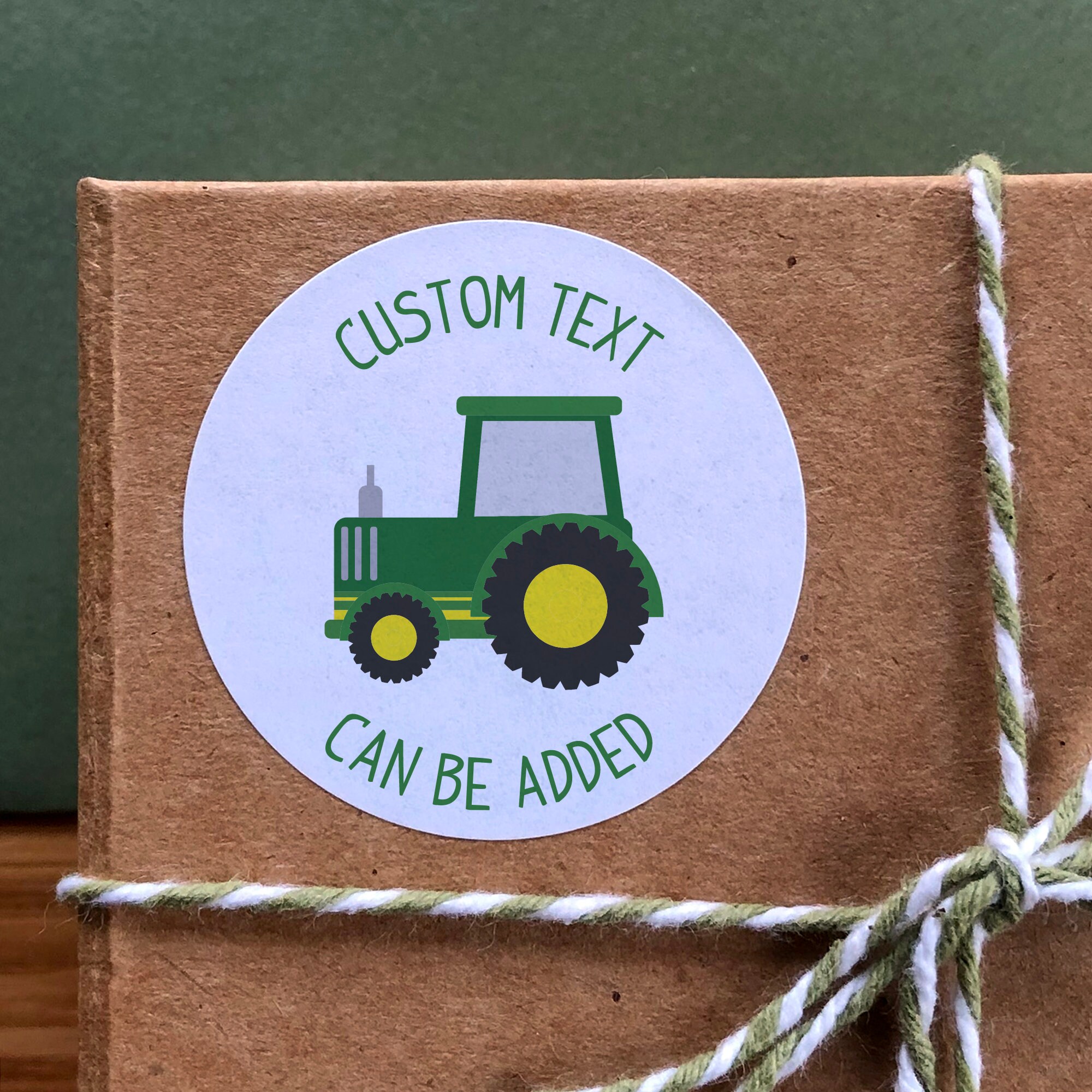 Tractor Stickers Custom Personalised Tractor Labels Birthday - Etsy.de