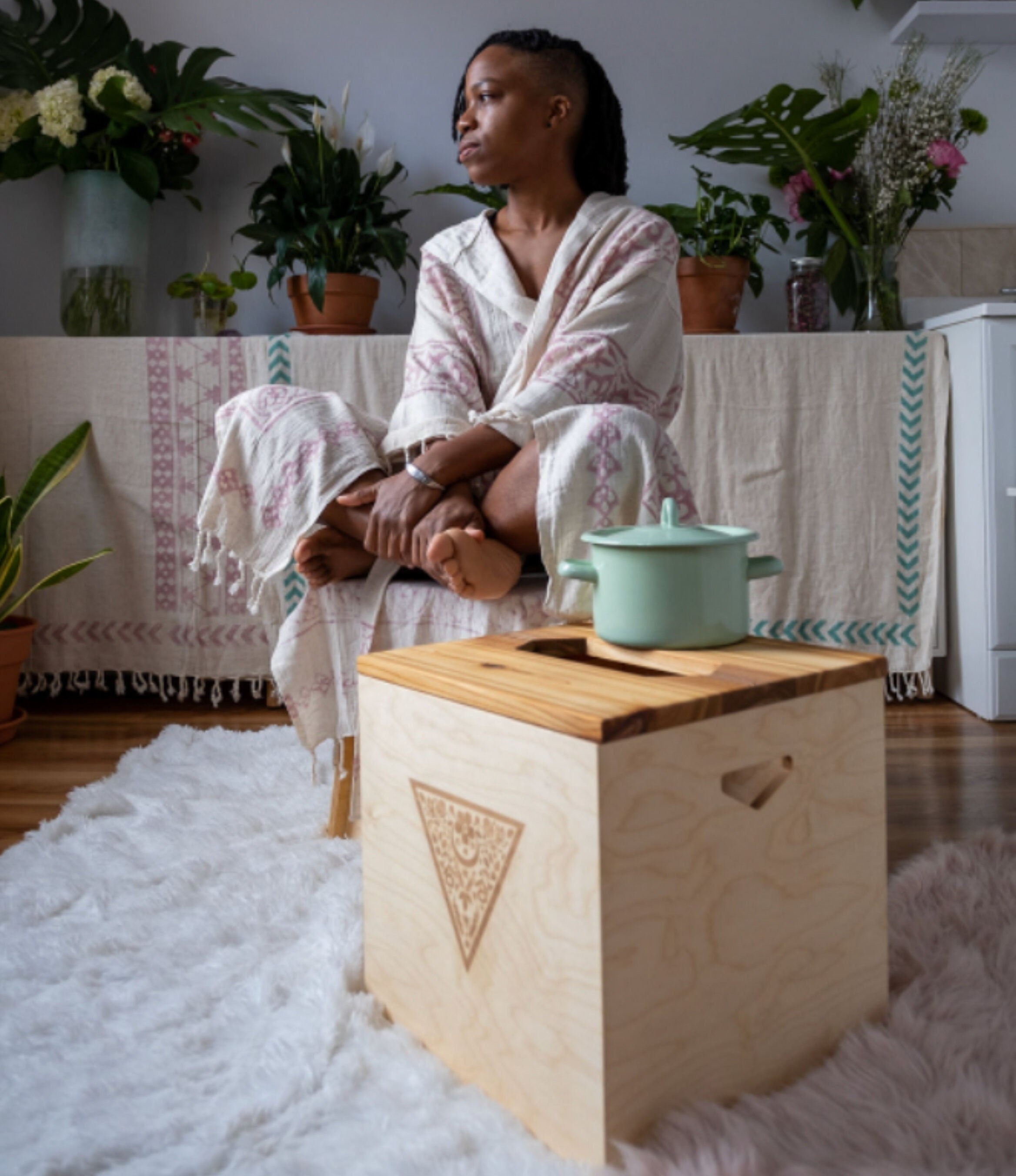 Yoni Steam Pot Vaginal Steam Pot for Yoni Steam Seat for Yoni Steam Box ...