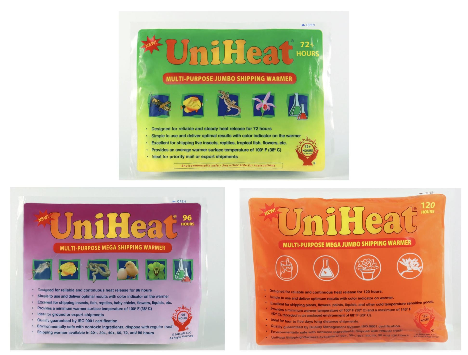 Uniheat Plant Shipping Heat Pack: 72, 96 or 120 Hour - Etsy