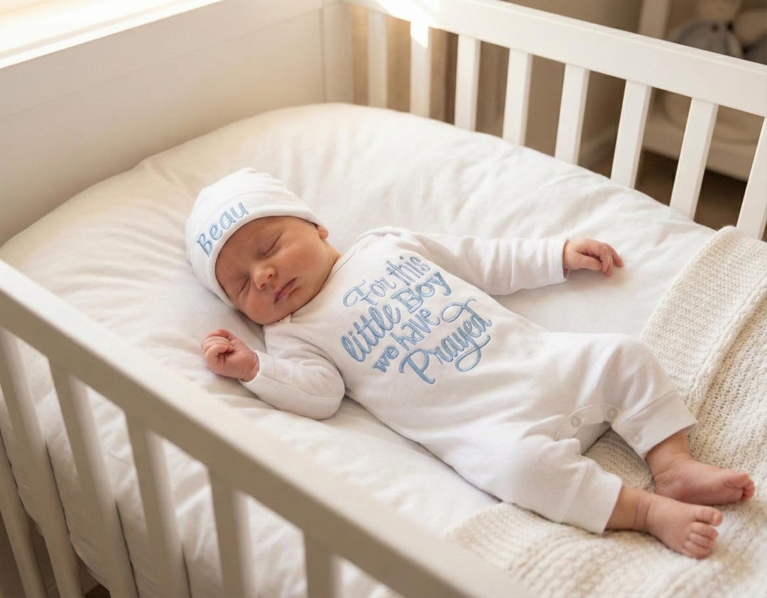 Coming Home Outfit — for This Little Boy We Have Prayed, Baby Boy ...