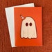 Cute Ghost Birthday Card | Spooky Halloween Card - Etsy