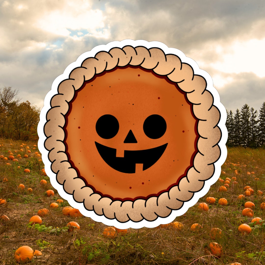 Pumpkin Pie Sticker | Pumpkin Spice Sticker | Jackolantern Sticker ...