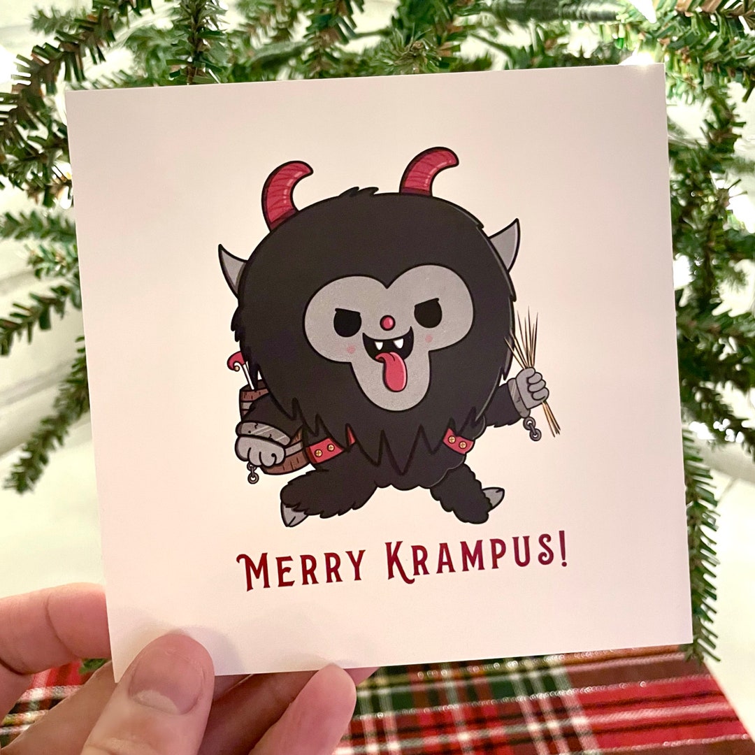 Cute Krampus Print Krampus Art Print Krampus Decoration - Etsy