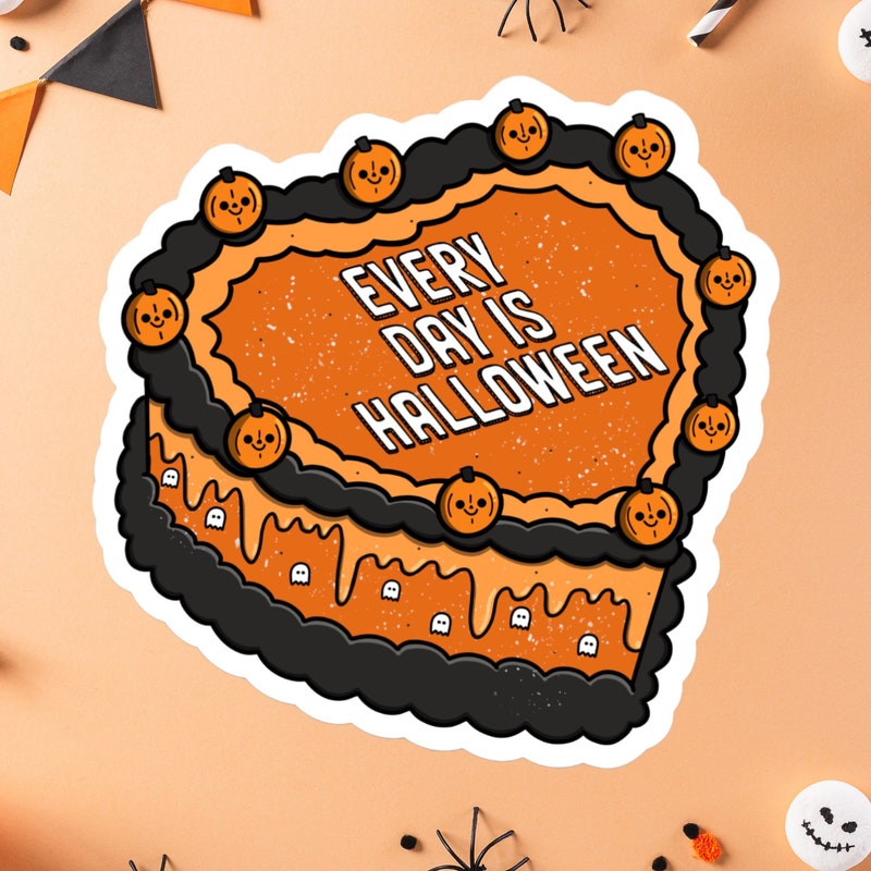 Halloween Cakes Stickers - Etsy