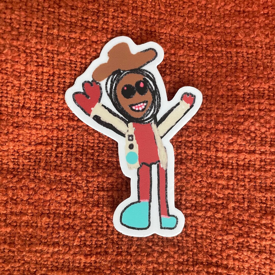 Sticker Designed by My Son! Finder Creeper Sticker | Spooky Cute ...