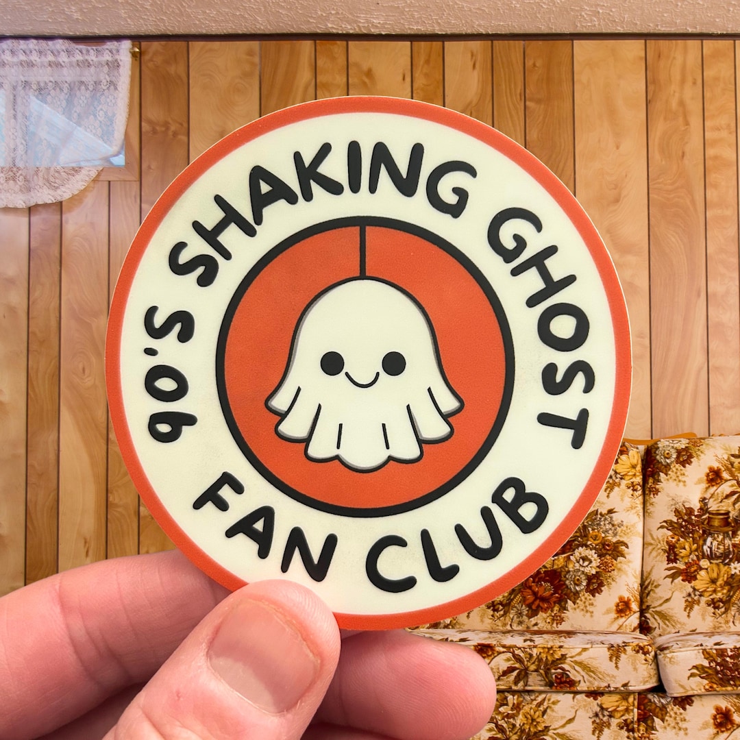 90s Ghost Sticker | 90s Shaking Ghost Sticker | Halloween Nostalgia ...