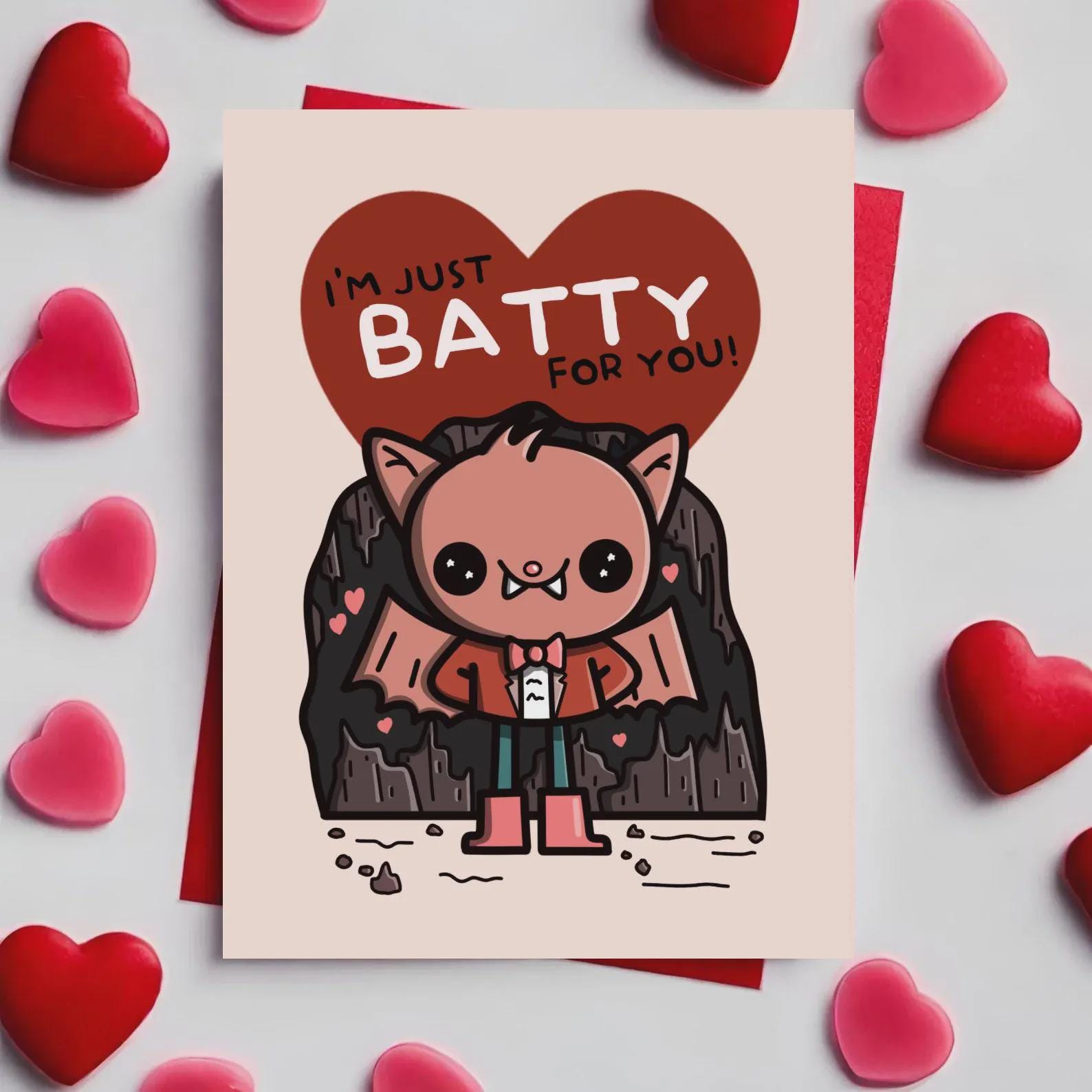 Mega Monster Valentine Card Set: Spooky Anniversary Cards - Etsy