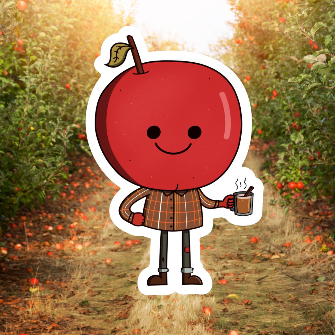 Apple Cider Sticker | Stickers for Fall | Cute Fall Sticker - Etsy