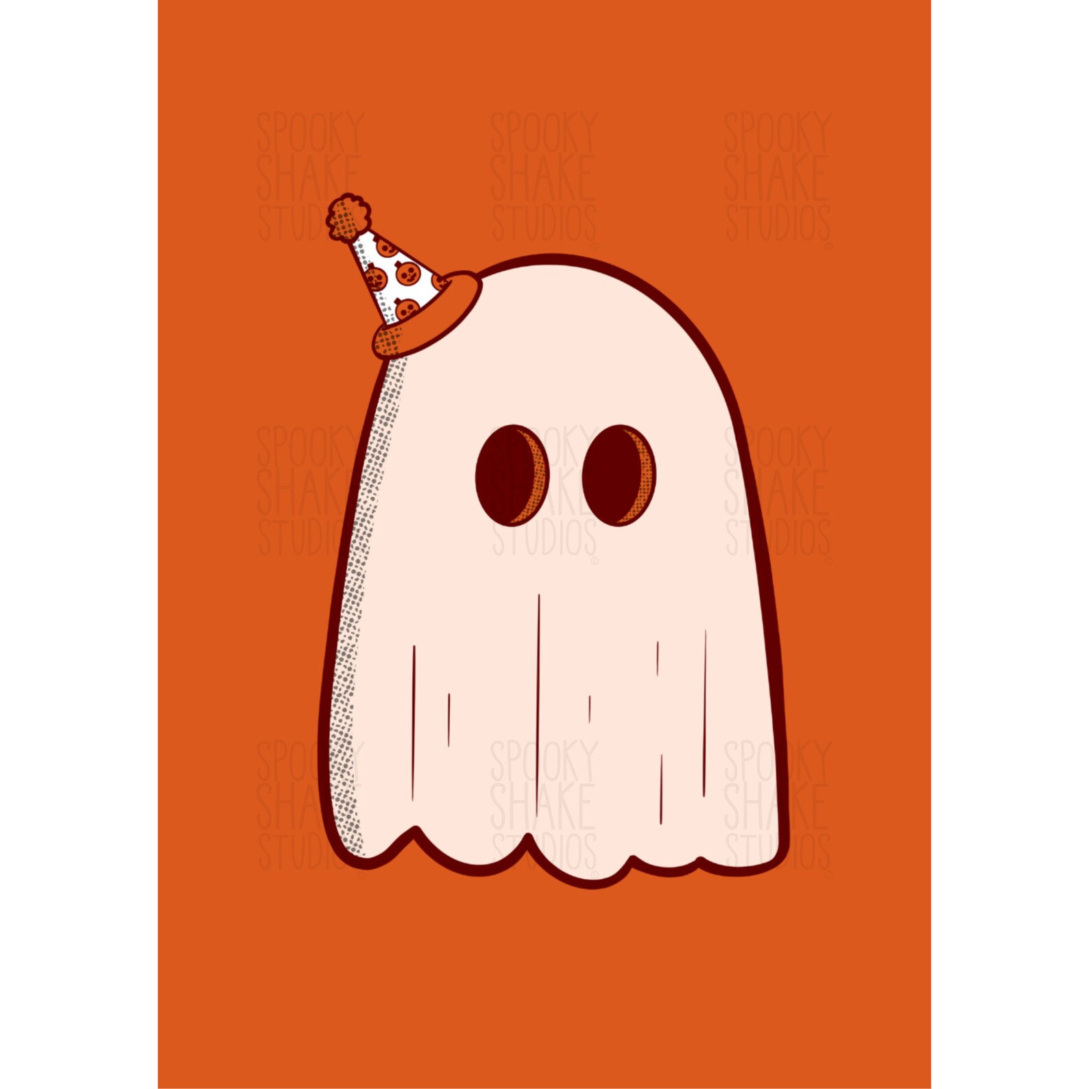 Spooky Birthday Card | Ghost Birthday Card | Cute Halloween Card ...