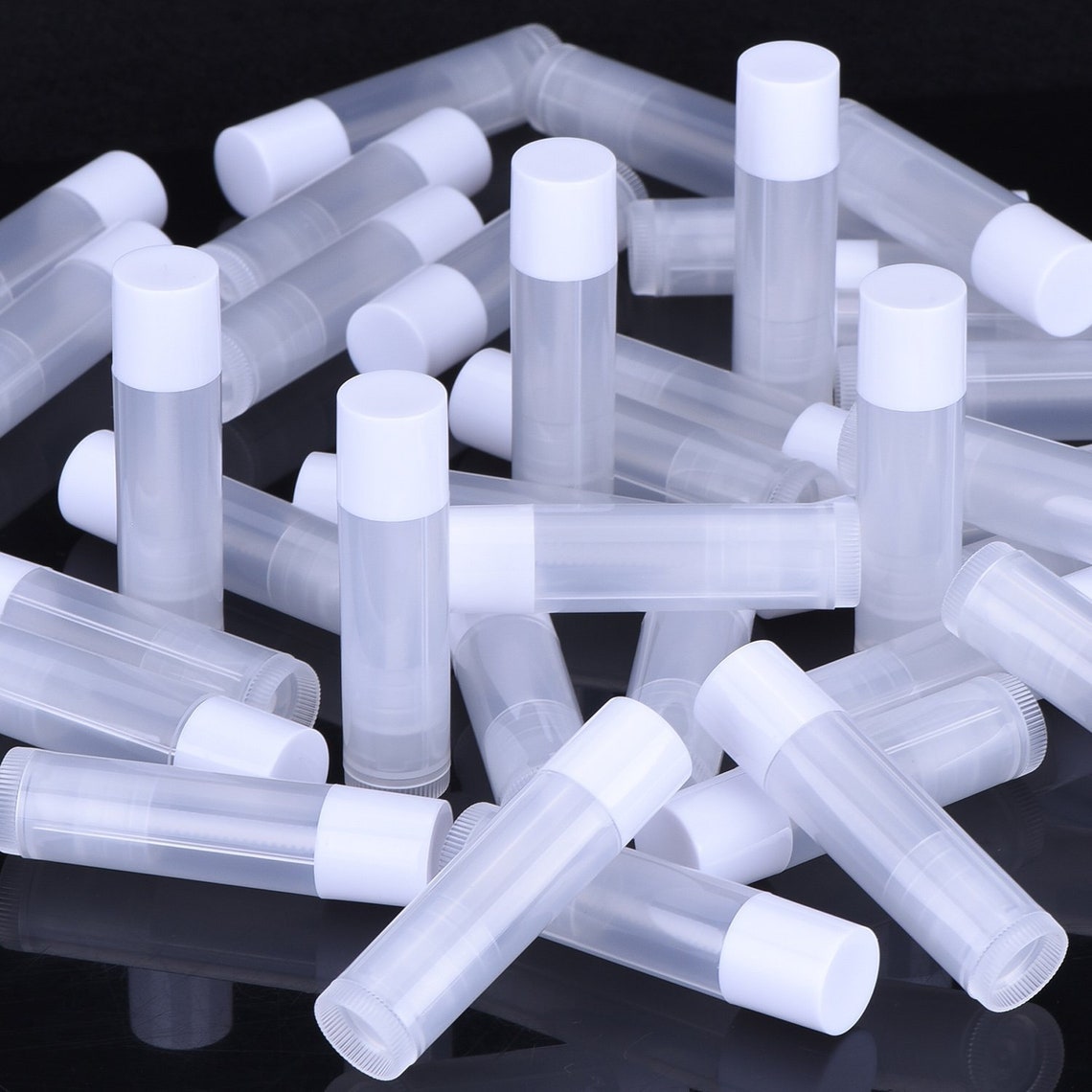 50 Pcs Empty Lip Balm Containers Make Your Own Lip Balm | Etsy