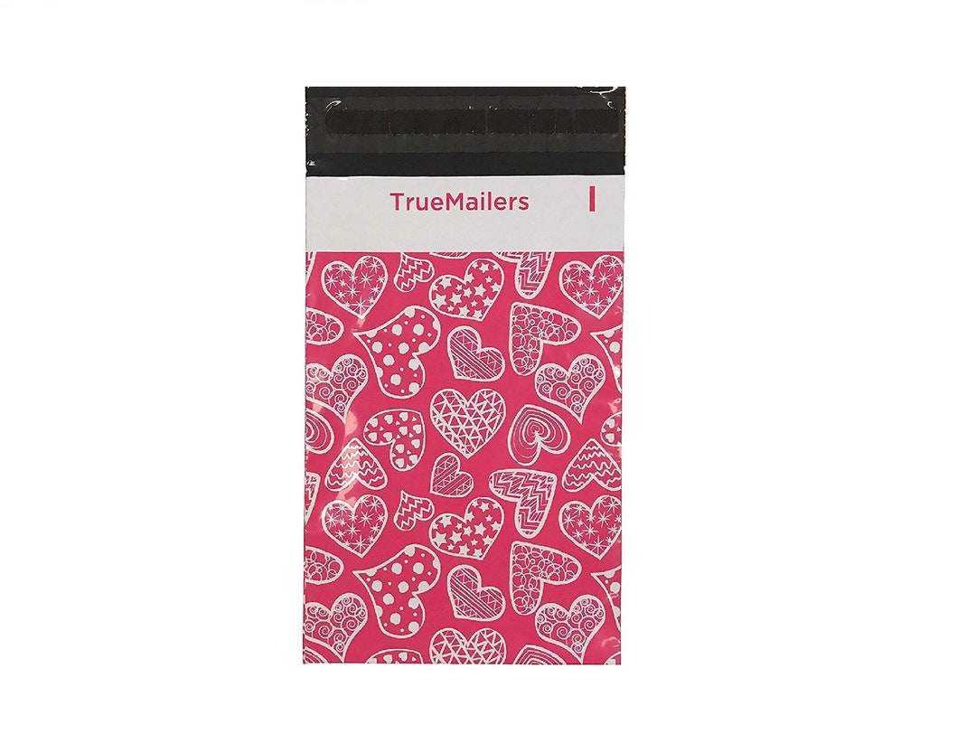 Pack of 100 6x9 Poly Mailer Multi-shape Hearts 100 per Bag - Etsy