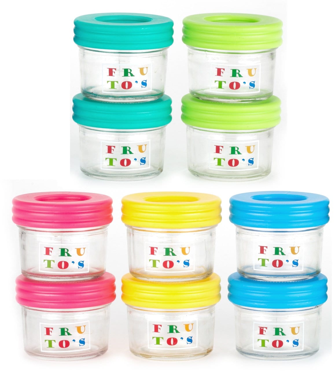 Glass Baby Food Storage Containers 4oz Set Contains 10 | Etsy