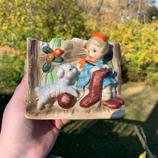 Napco Girl Planter - Etsy