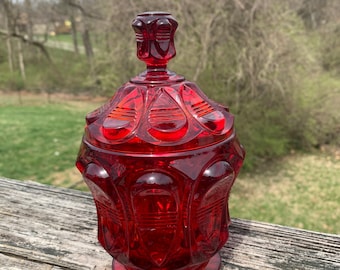 Red Candy Dish - Etsy