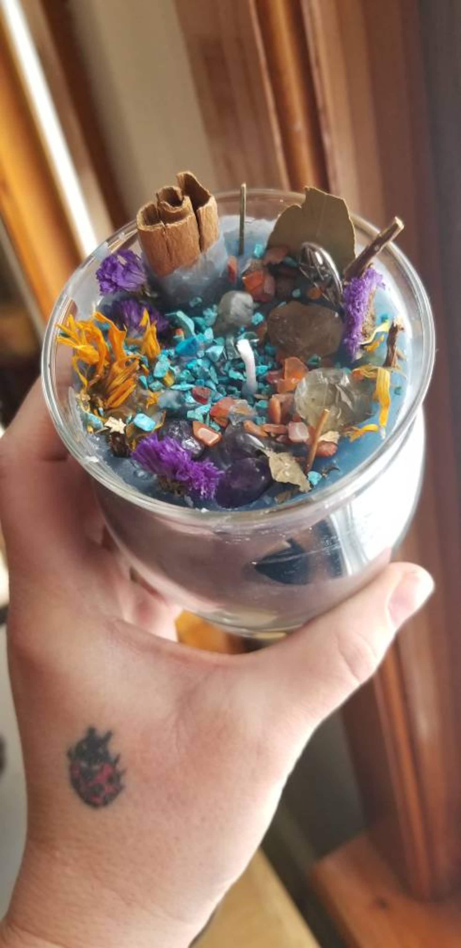 CALMING / HEALING / INTENTION / Manifest / Spell Candle/ - Etsy