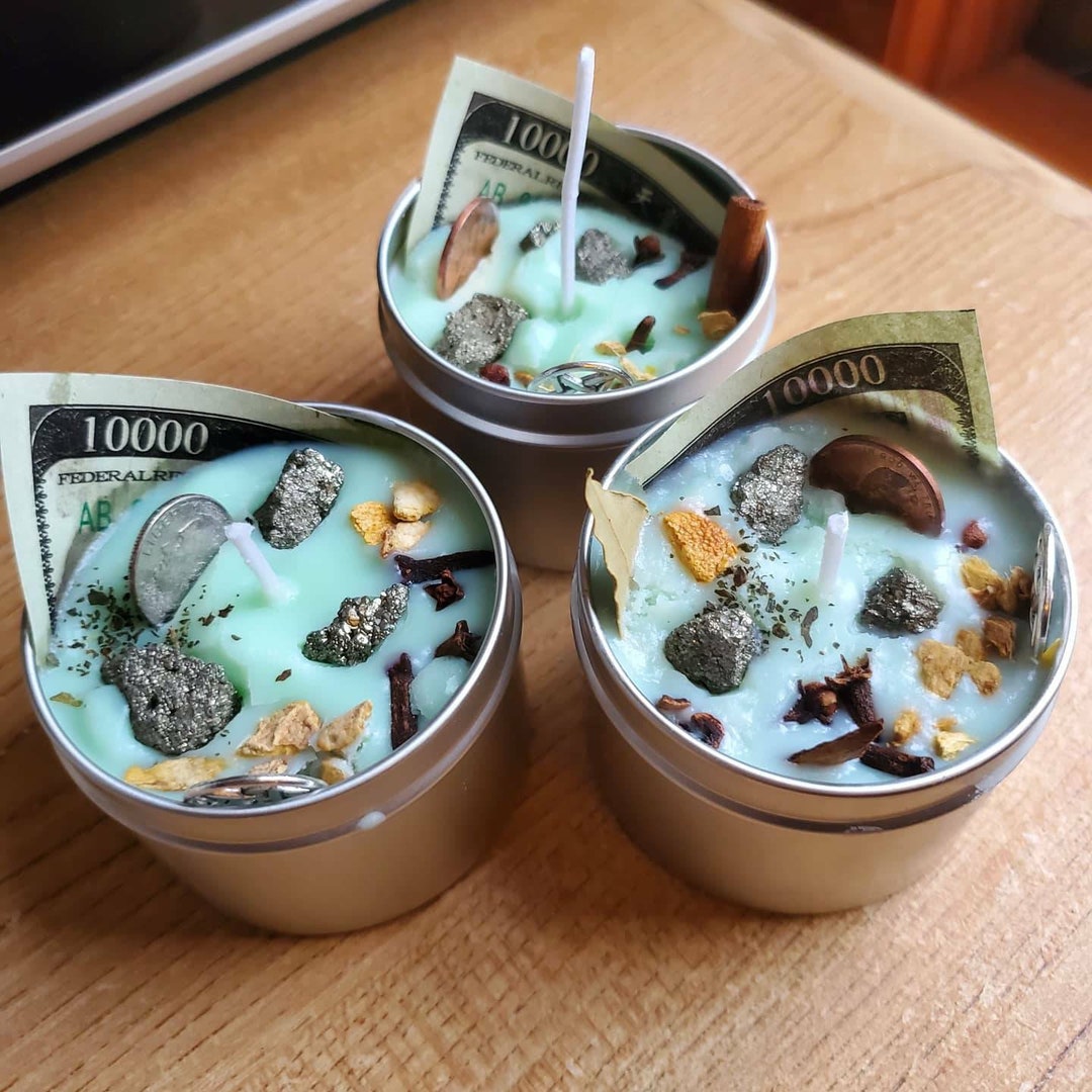 SHOW ME the MONEY! / Intention / Manifest/ Spell Candle / Ritual Candle ...