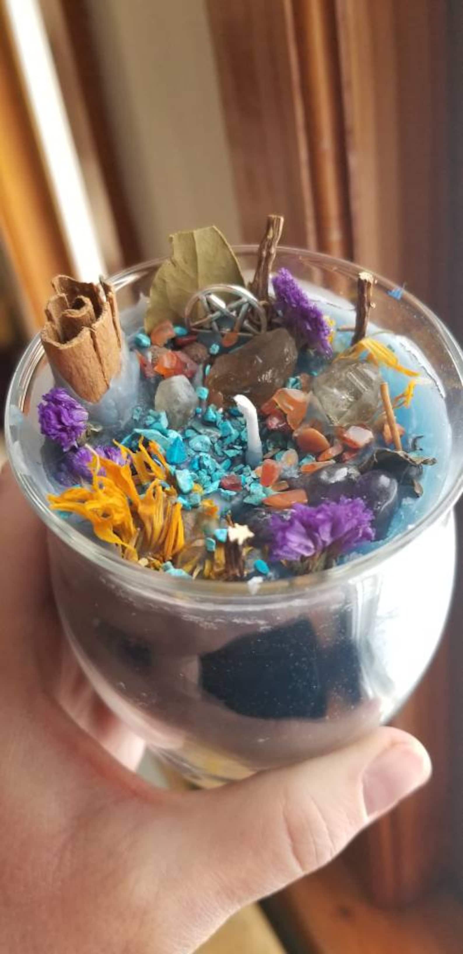 CALMING / HEALING / INTENTION / Manifest / Spell Candle/ - Etsy