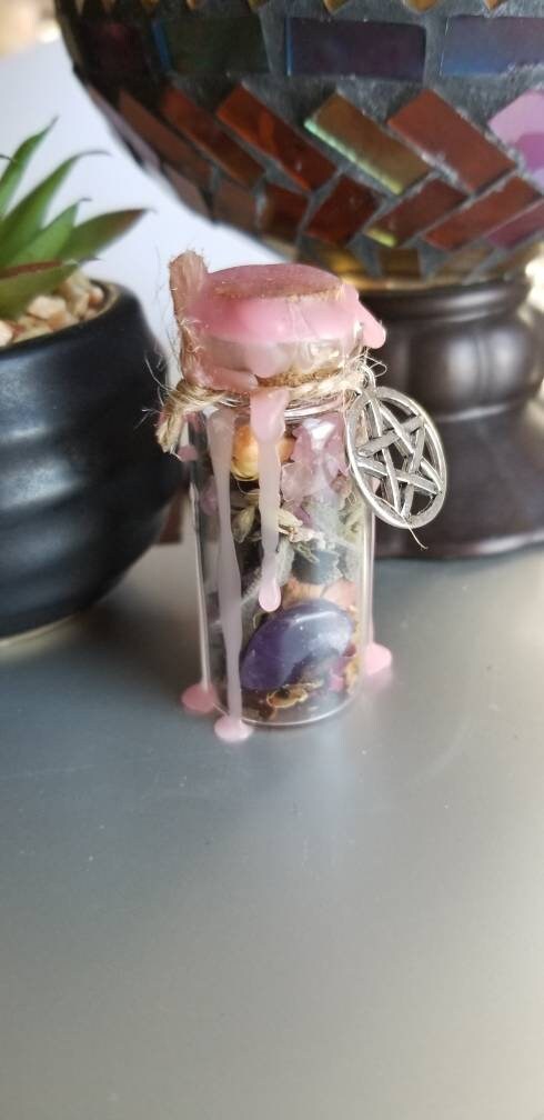 LOVE SPELL JAR / Attraction / Witchcraft / Wicca / Pagan / Hoodoo ...