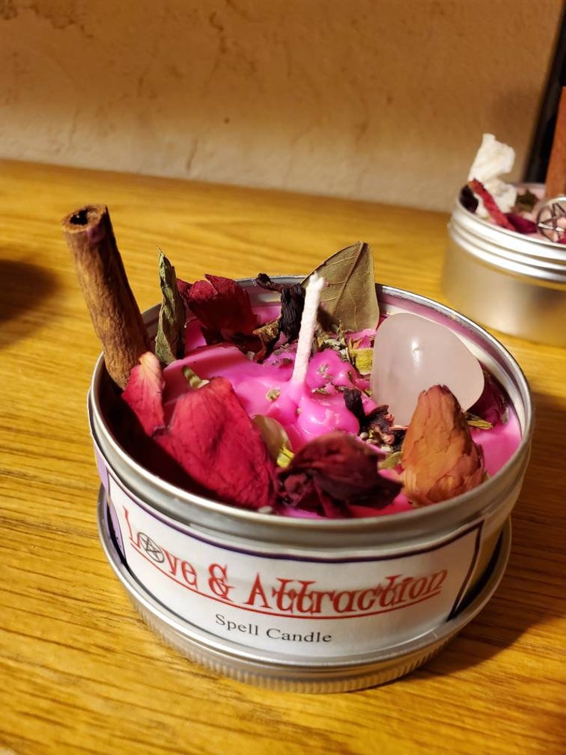 LOVE / ATTRACTION / INTENTION / Spell Candle/ Ritual Candle / - Etsy