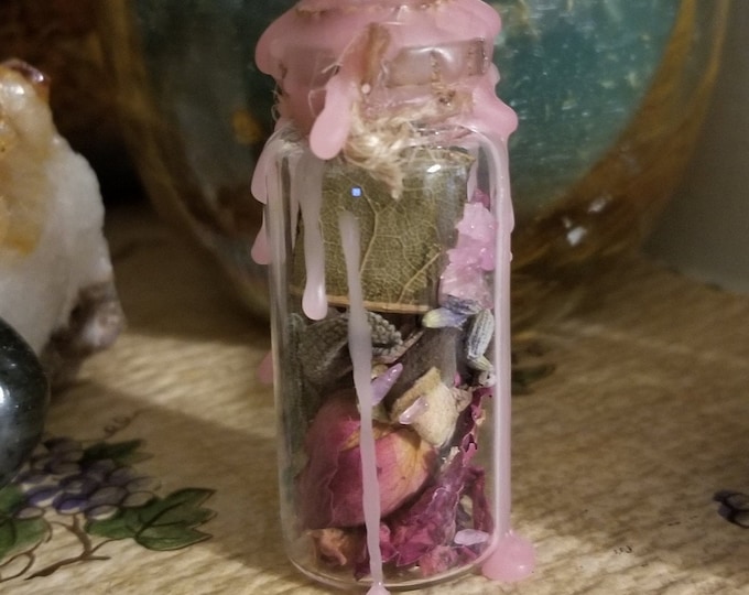 LOVE SPELL JAR / Attraction / Witchcraft / Wicca / Pagan / - Etsy