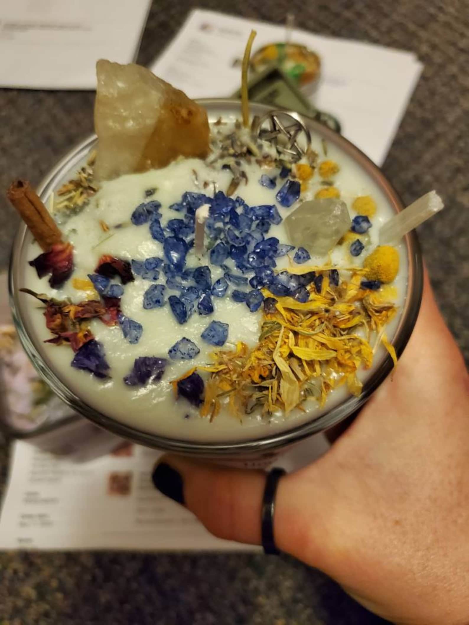 CALMING / HEALING / INTENTION / Manifest / Spell Candle/ - Etsy