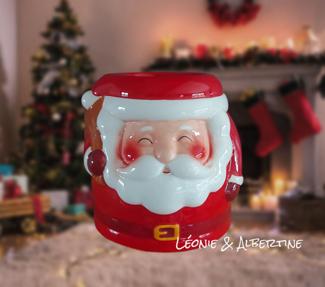 Santa Claus Burner Santa Klaus Scented Melts Oil Burner Candle Wax - Etsy