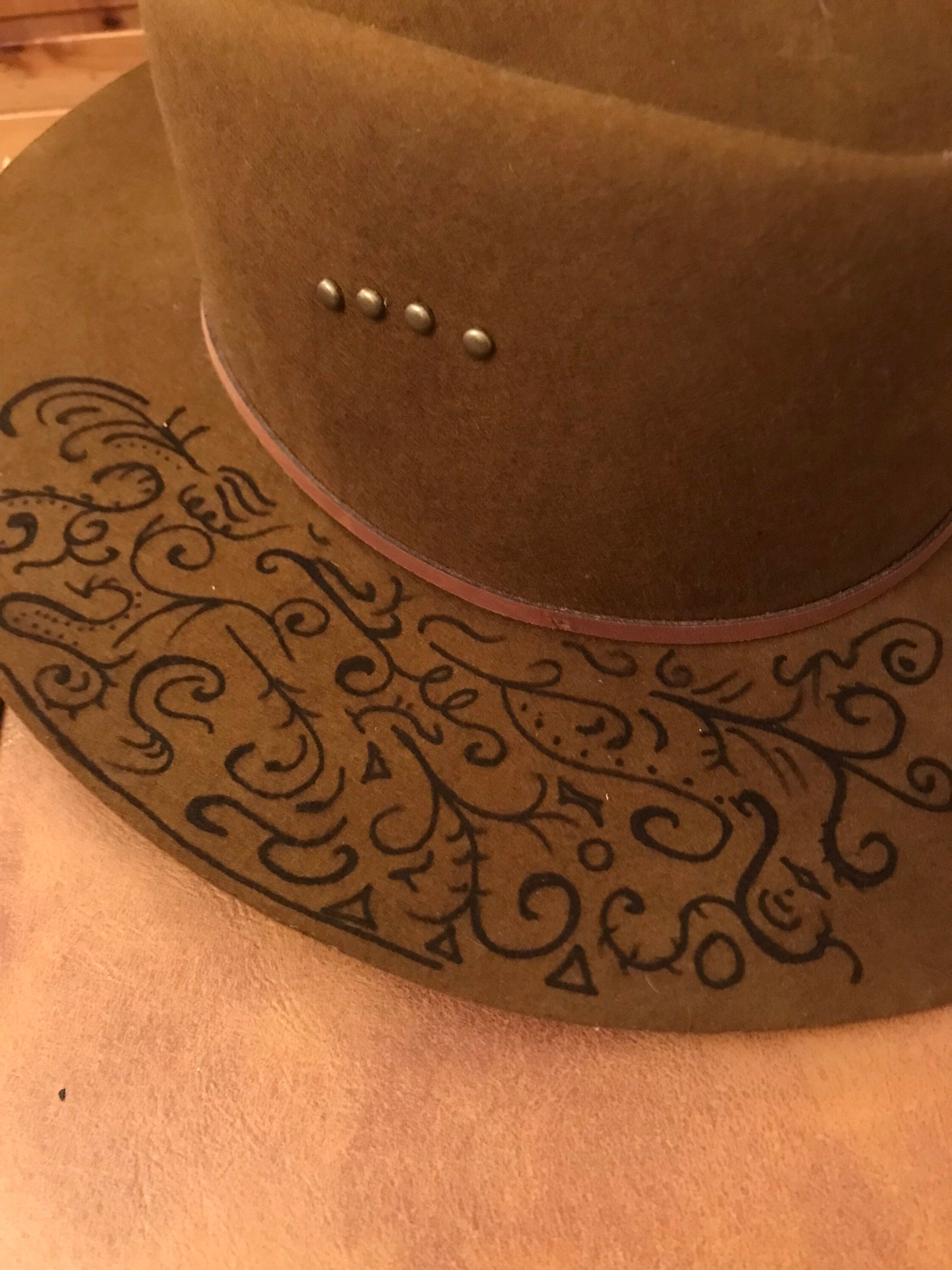 Wool Felt “wild Frontier” Fedora - Etsy