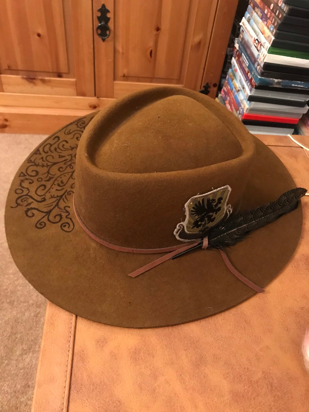 Wool Felt wild Frontier Fedora - Etsy