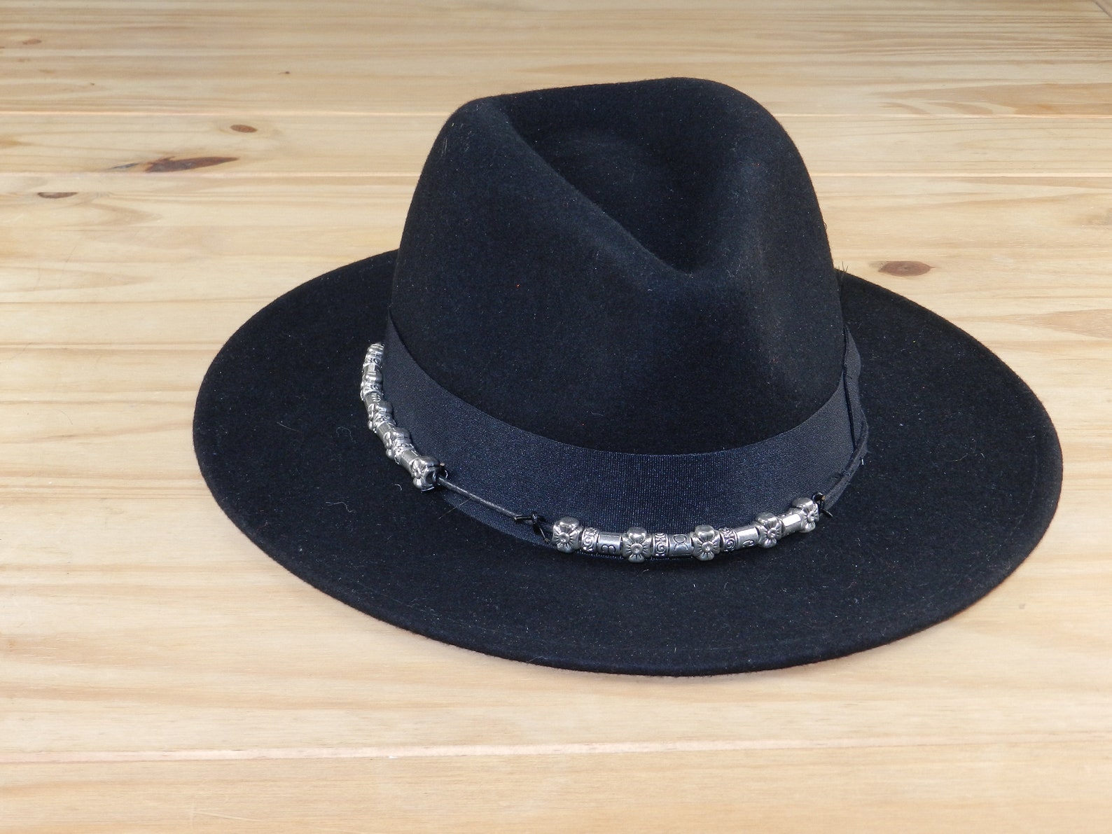 Celtic Cross Classic All Wool Felt Fedora Customised With a Sterling ...